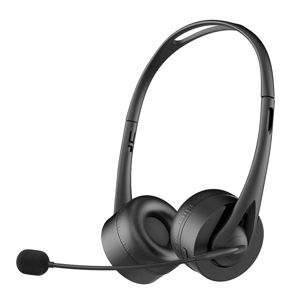 Bluetooth 5.3 Headphone With Mic Noise Reduction Hands-Free Call HiFi ...